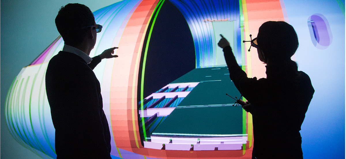 VR laboratory visualises collaborative aviation and space travel ...