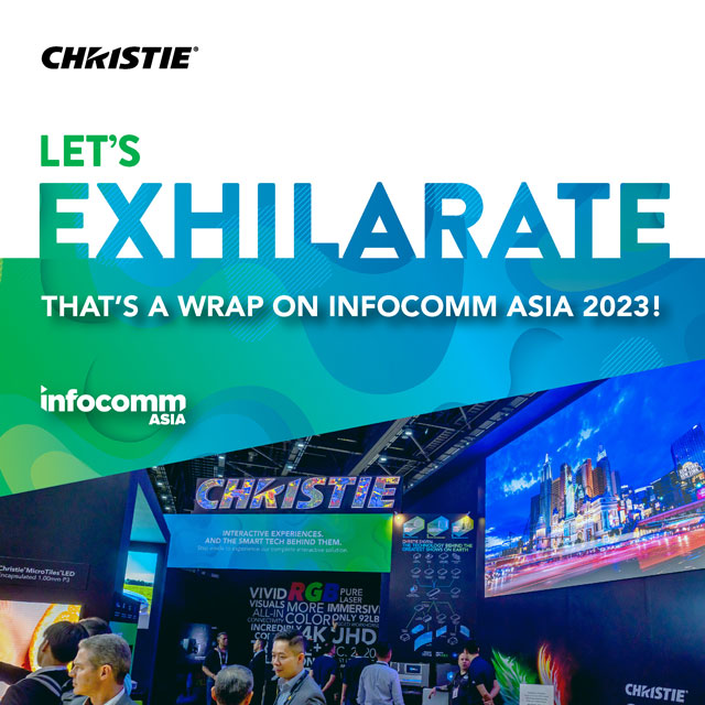 Thanks for joining us at InfoComm Asia 2023! Take a look below to see our full line-up of ...