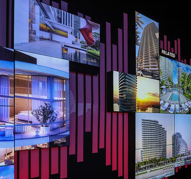 Christie LCD panels elevate real estate showroom